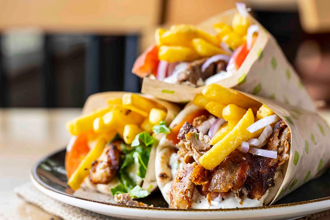 How to say Gyros in Greek